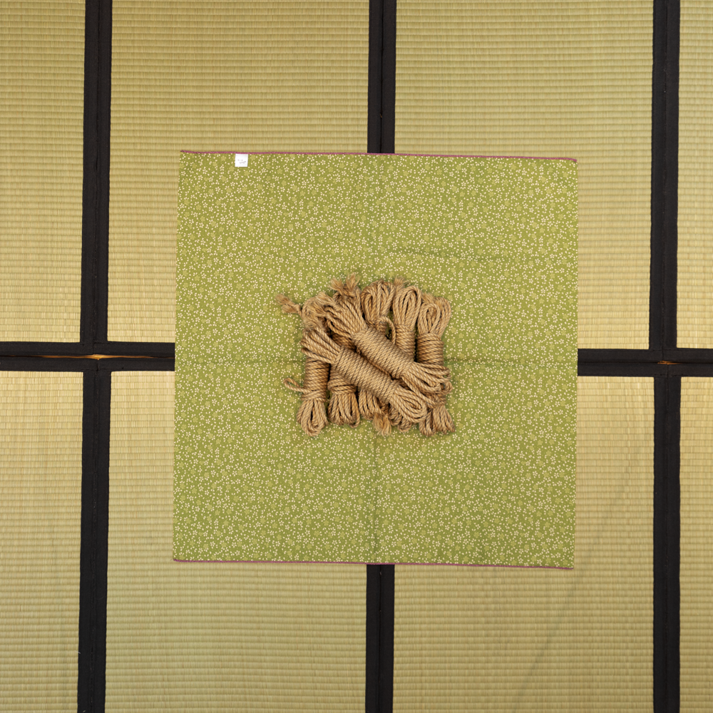 Furoshiki Sakura Purple/Green | BondageRope.EU